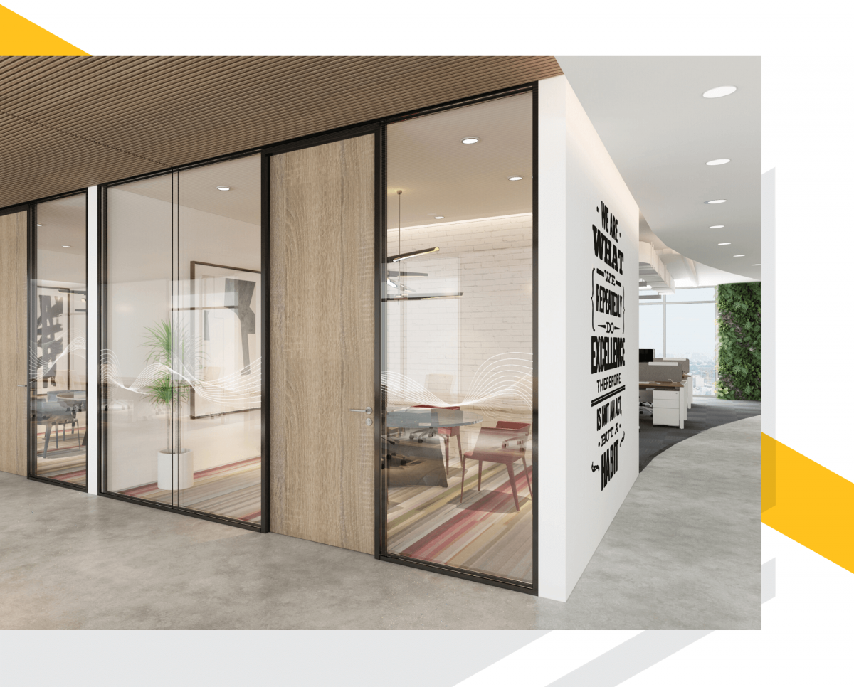 Glass Wall Partitioning | Komfort