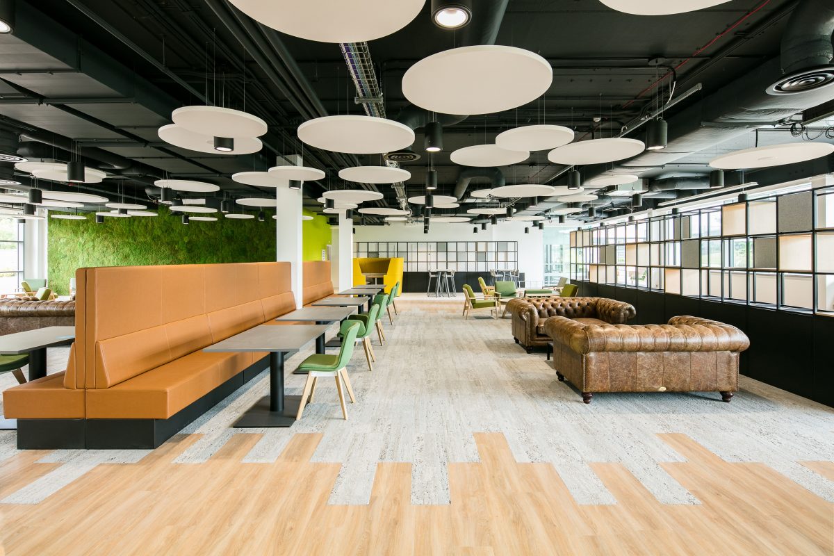Sage HQ - Komfort Partitioning Office Fitout for Commercial Space