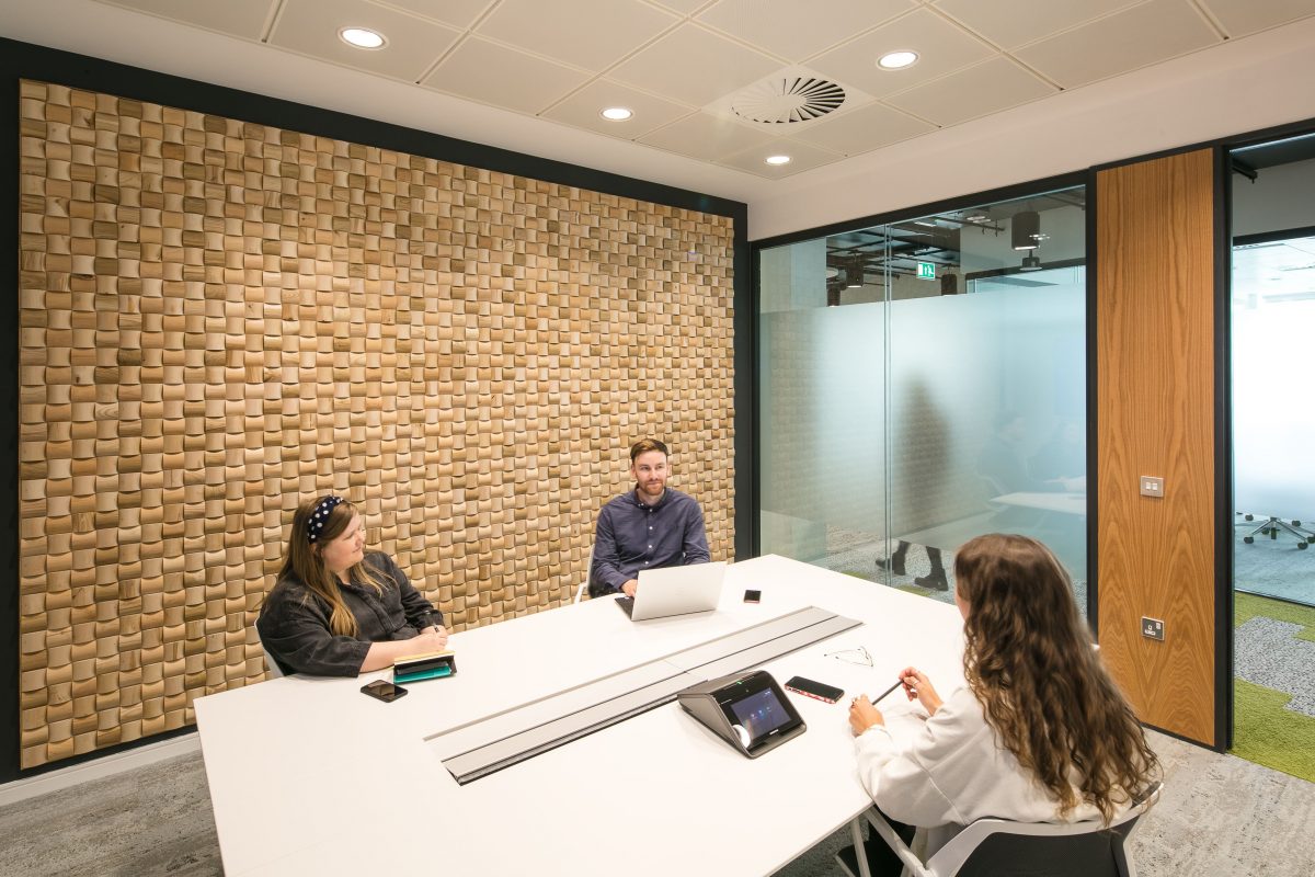 Sage HQ - Komfort Partitioning Office Fitout for Commercial Space