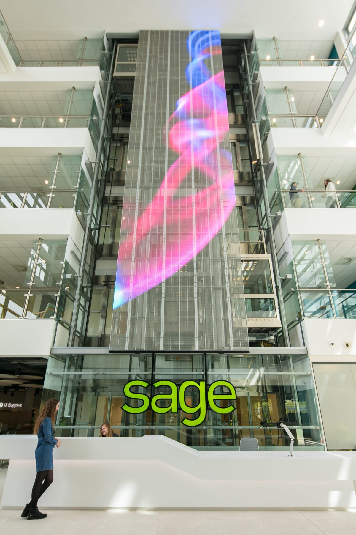 Sage HQ - Komfort Partitioning Office Fitout for Commercial Space