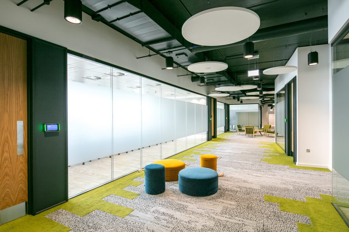 Sage HQ - Komfort Partitioning Office Fitout for Commercial Space